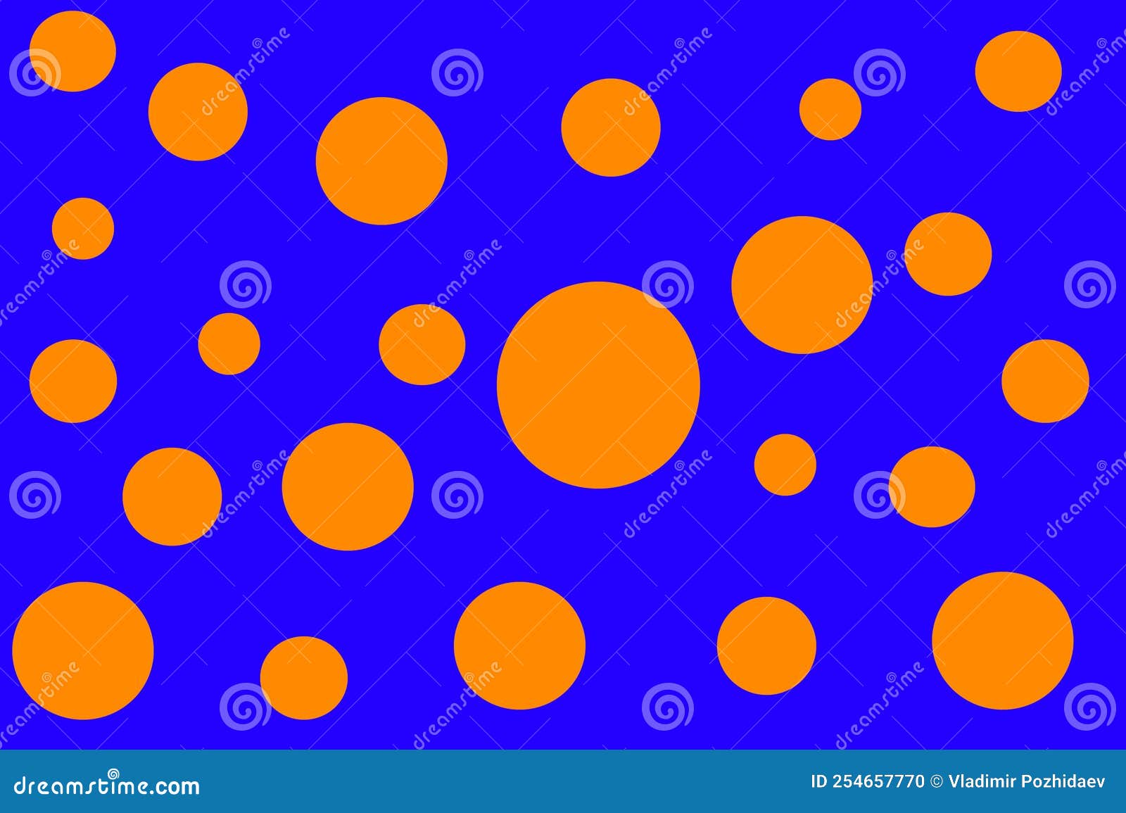 Peas of Different Sizes of the Same Color. Stock Illustration ...