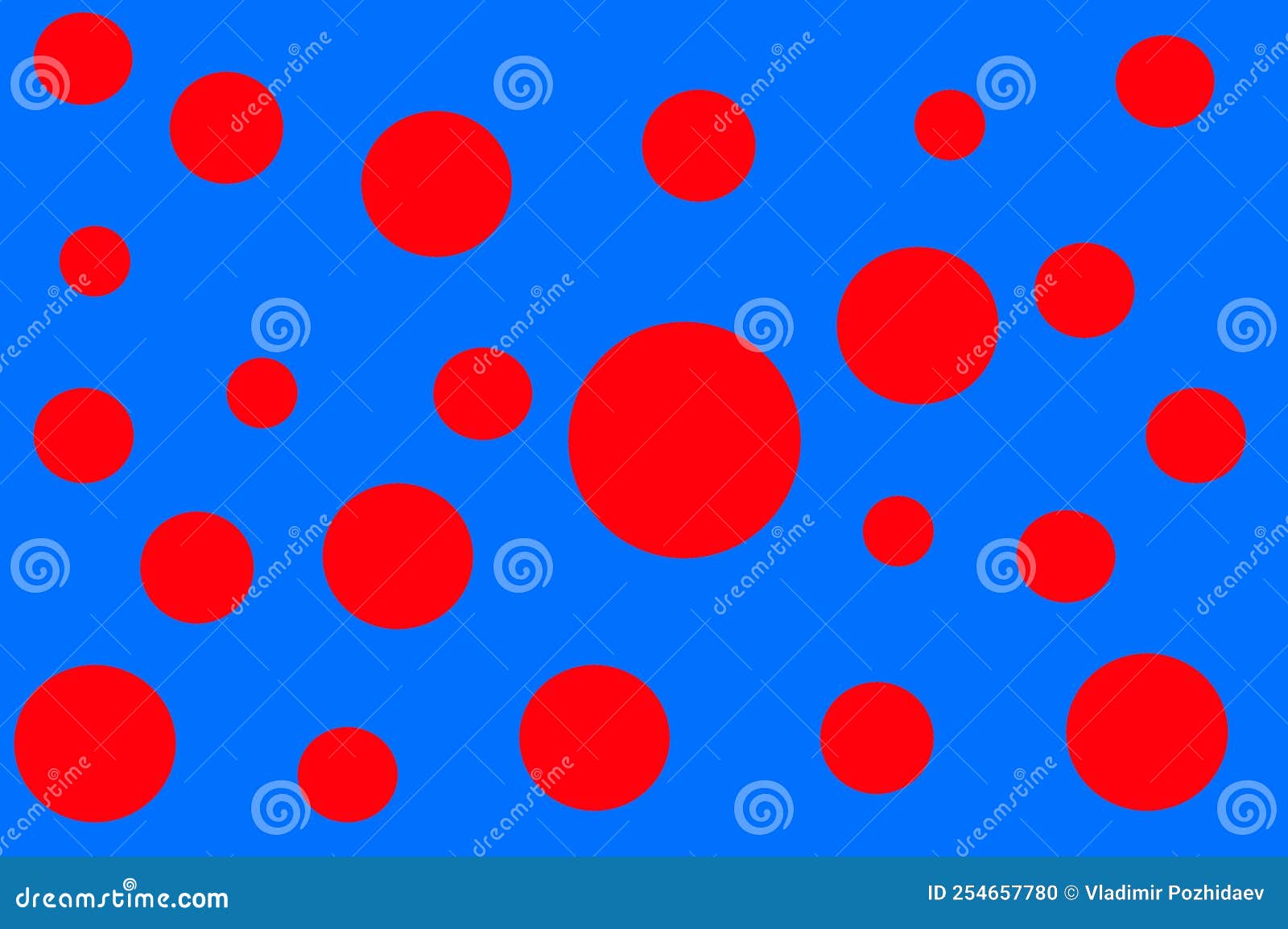 Peas of Different Sizes of the Same Color. Stock Illustration ...