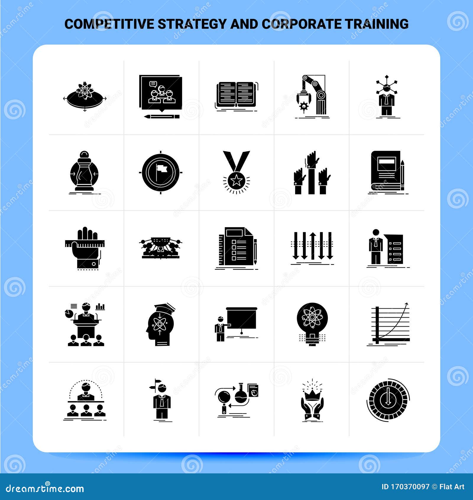 Competitive Strategy Icon. Creative Element Design From Business ...