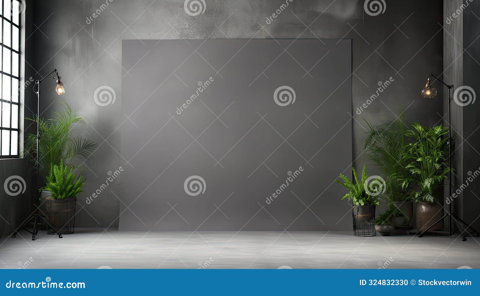 Solid Dark Gray Studio Background Stock Illustration - Illustration of ...