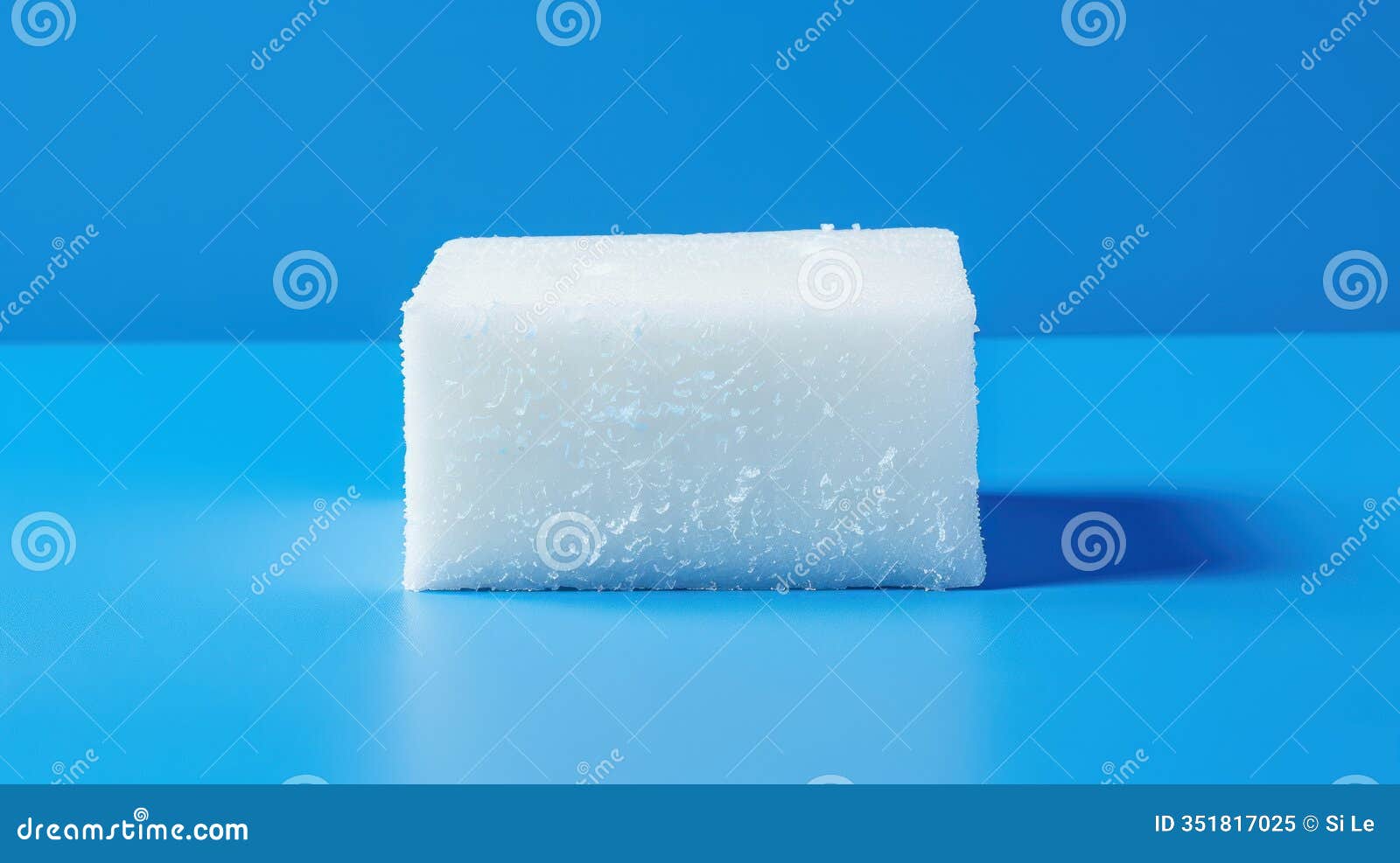 Solid Display Block for Store Window Visual Merchandising on Light Blue ...