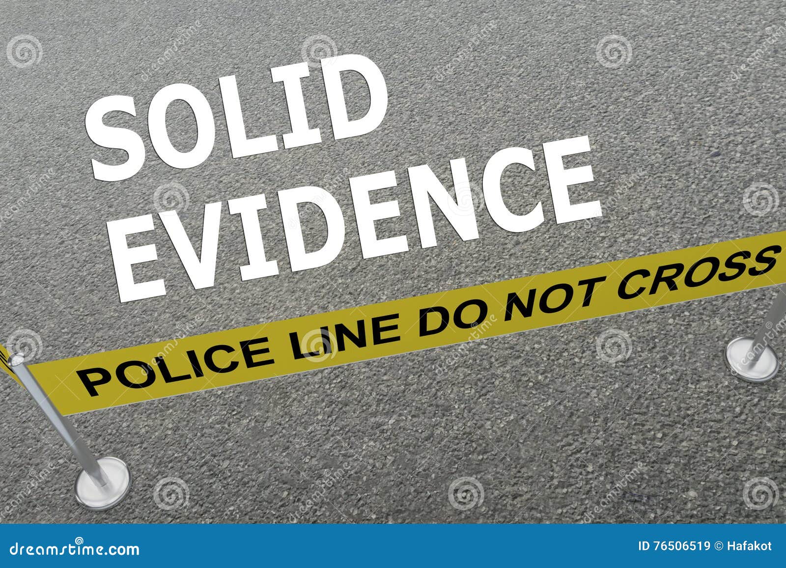 Solid Evidence concept stock illustration. Illustration of biometric ...