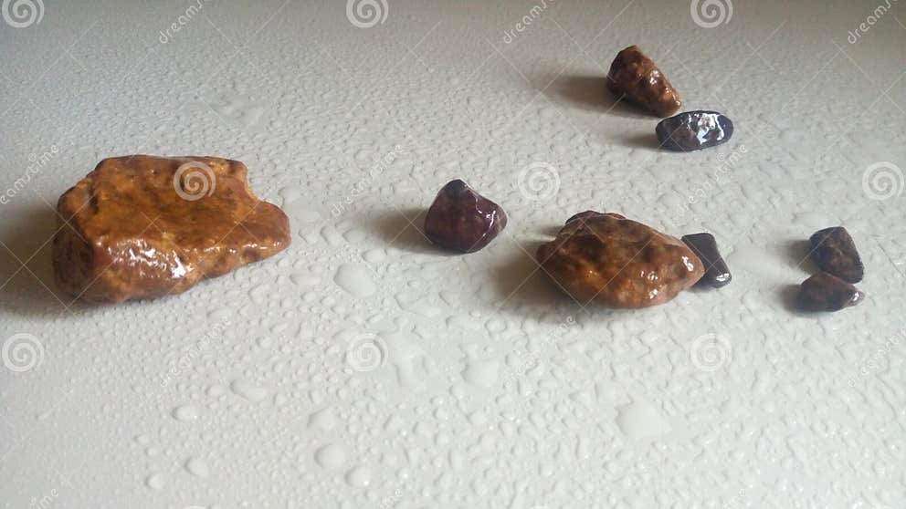 Solid Flint Stone in Different Colors Stock Photo - Image of stone ...