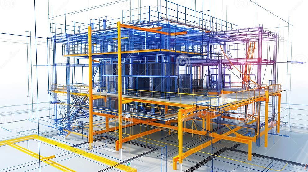 Solid Foundations. Framework Concept Stock Image - Image of ...