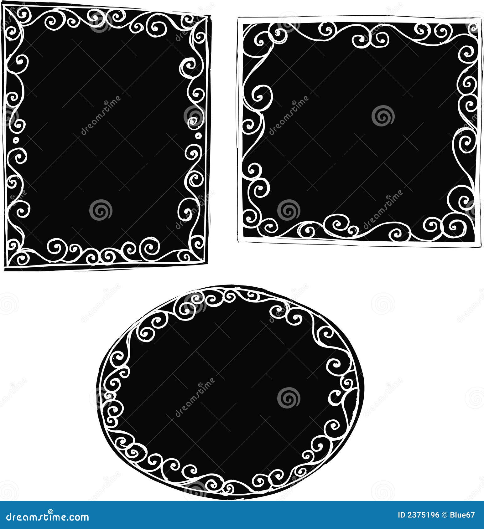 Solid Frames Illustration stock vector. Illustration of accent - 2375196