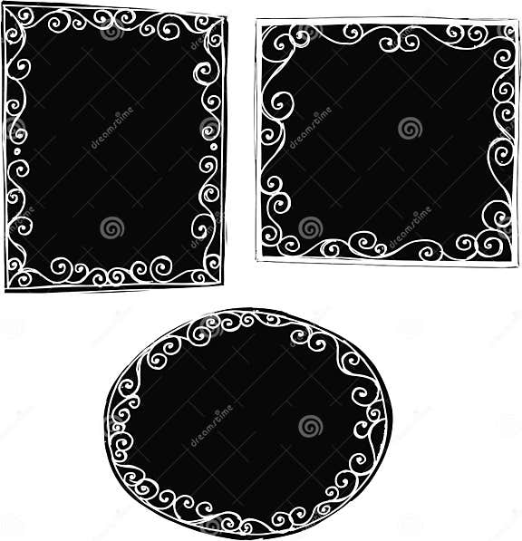 Solid Frames Illustration stock vector. Illustration of accent - 2375196