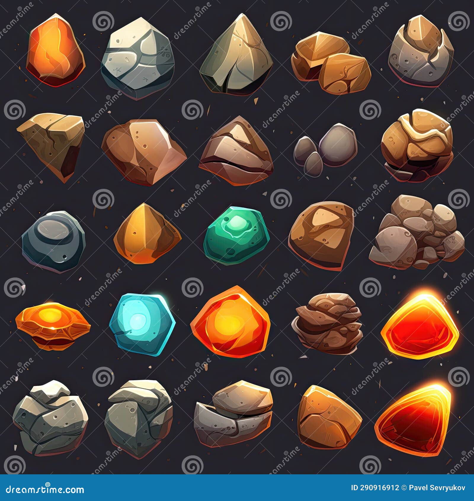 Solid Games Stone Rock Ai Generated Stock Photo - Image of frame ...