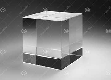 Solid glass cube stock image. Image of cube, science - 34086423