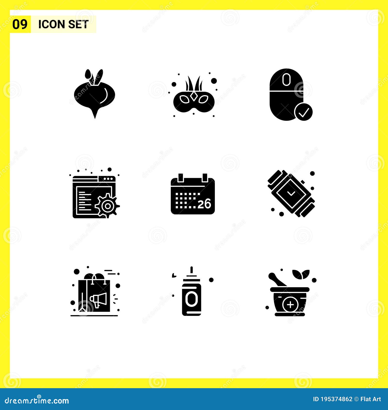 9 Solid Glyph Concept for Websites Mobile and Apps Indian Republic Day ...