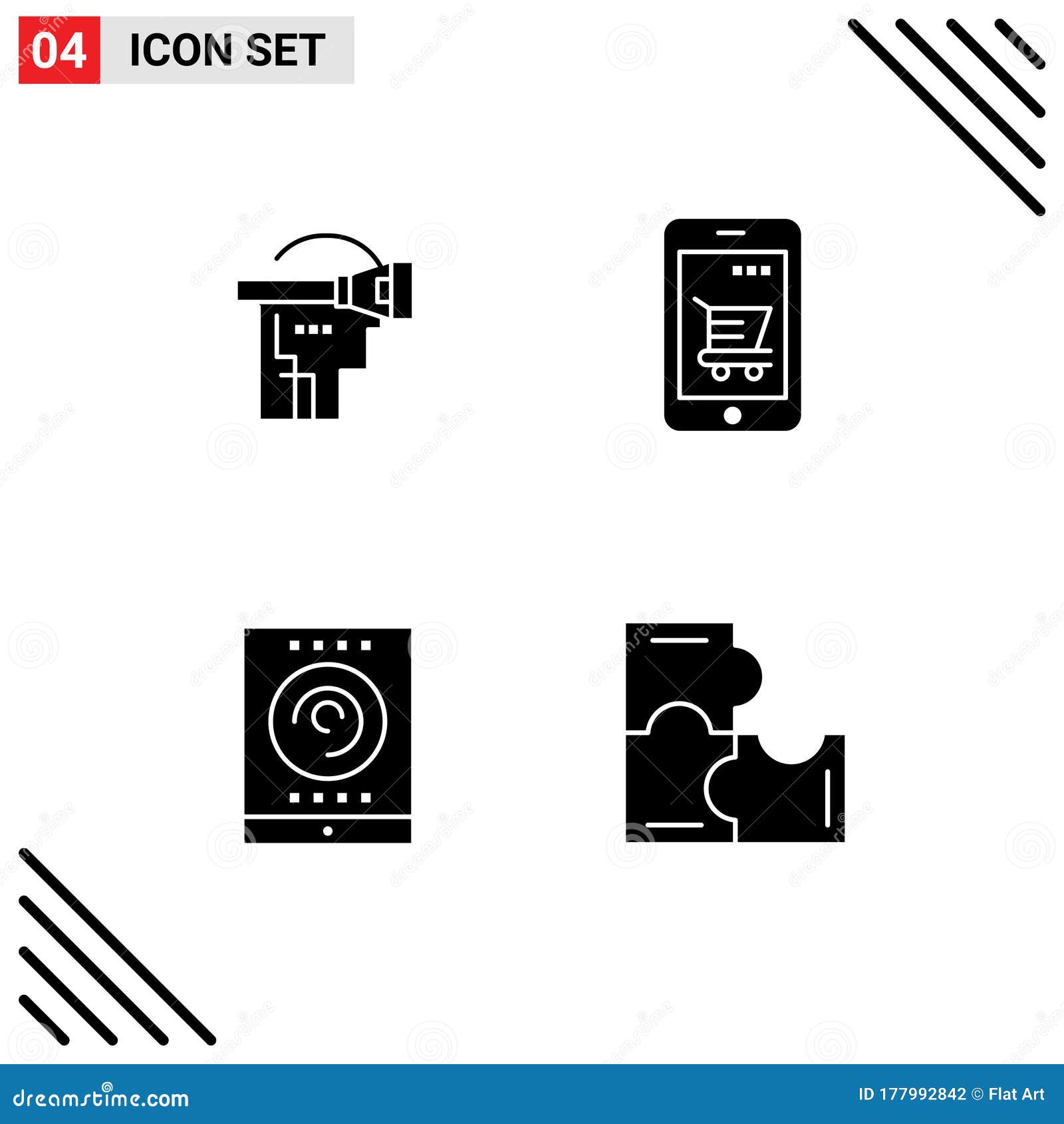 4 Solid Glyph Concept for Websites Mobile and Apps Virtual, Office ... 4 Solid Glyph Concept for Websites Mobile and Apps Virtual, Office ...