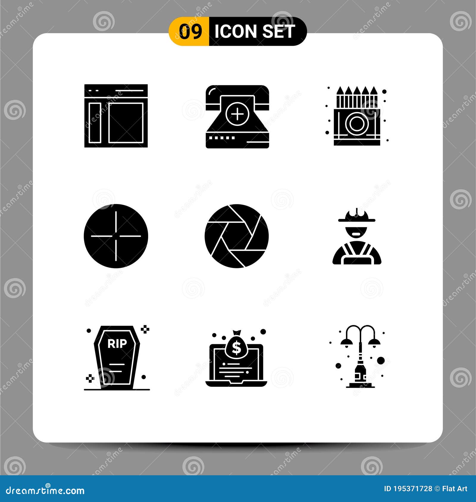 Solid Glyph Pack of 9 Universal Symbols of Symbols, Ancient, Form ...