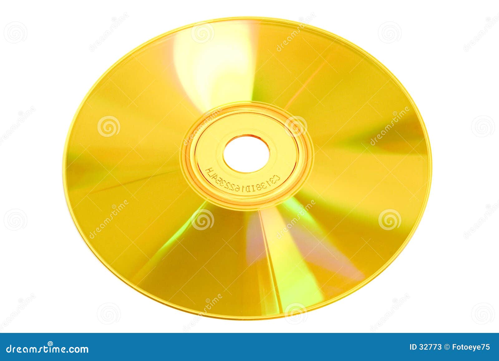 Solid Gold CD Compact Disc stock image. Image of disc, audio - 32773