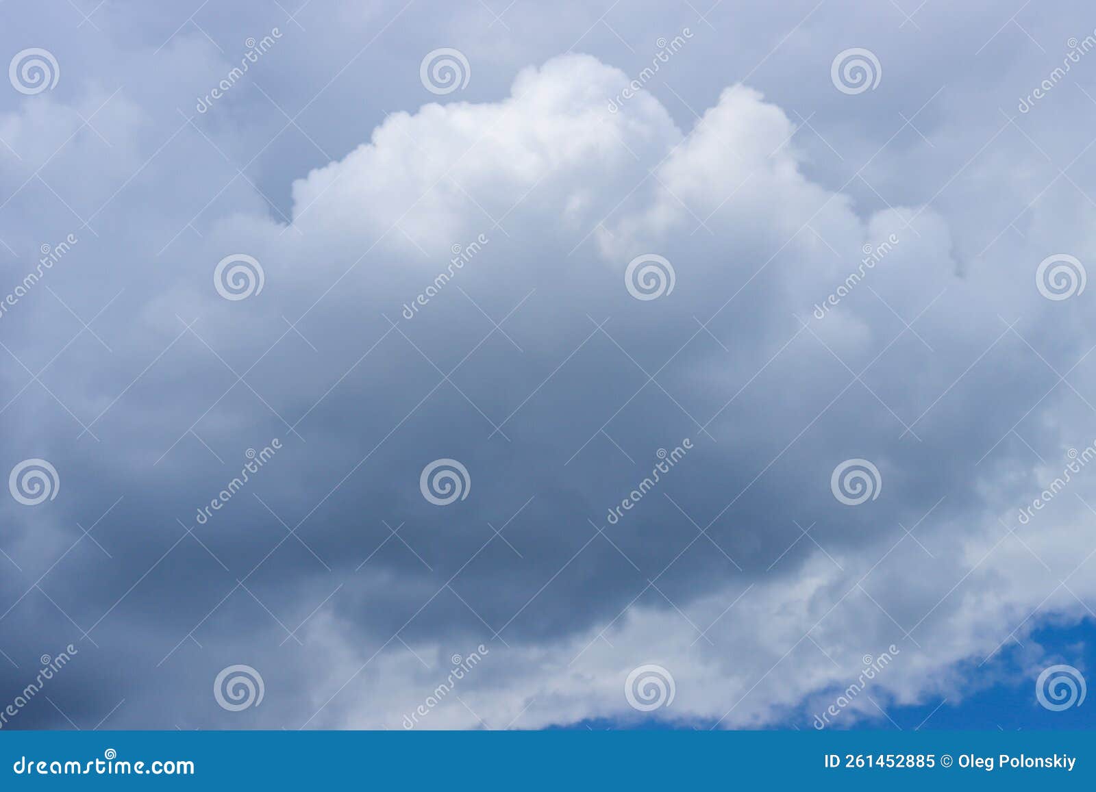 Cloudy Gray Clouds in the Sky. Stock Image - Image of environment ...
