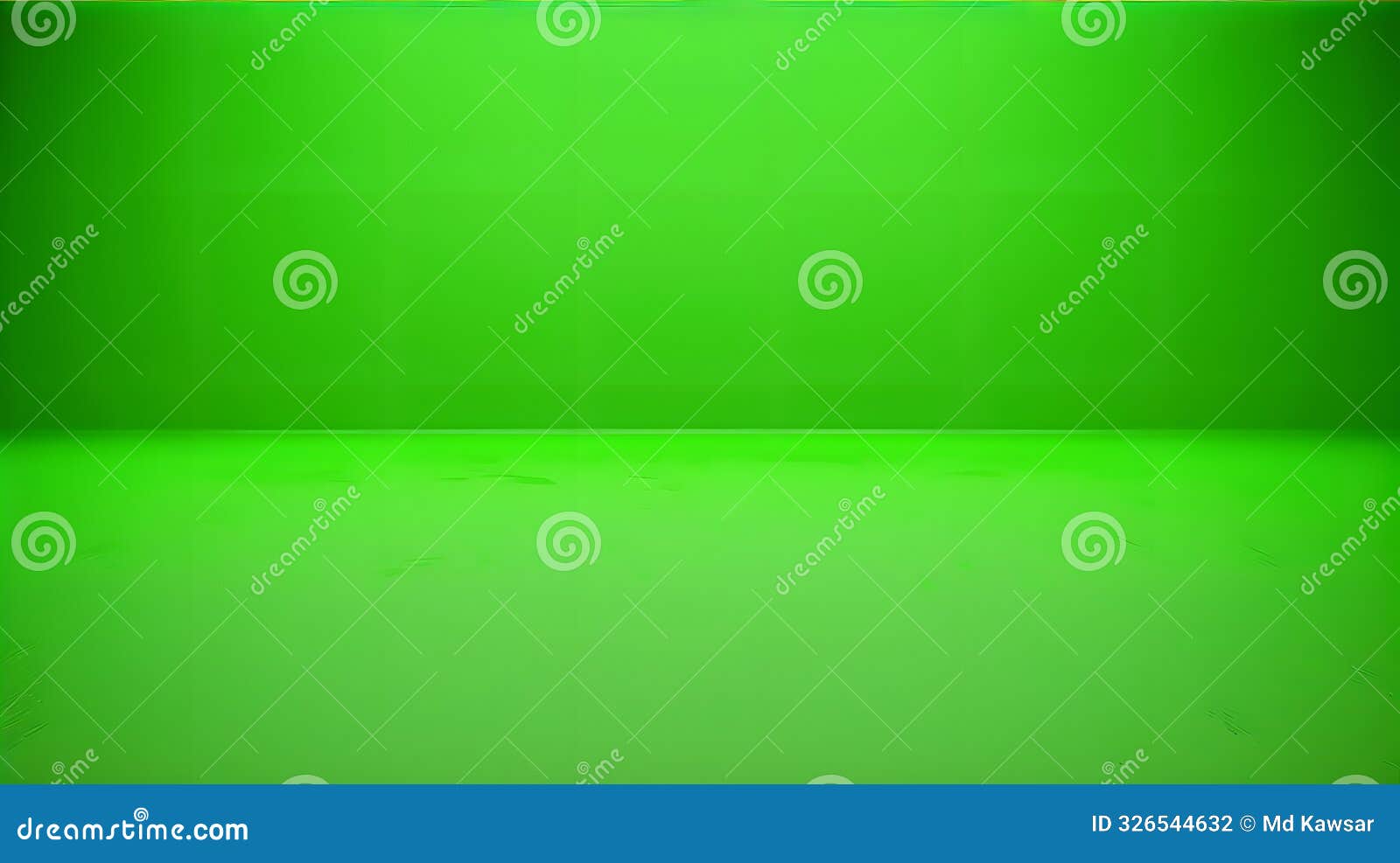 Solid Green Screen Background for Video Editing Stock Illustration ...
