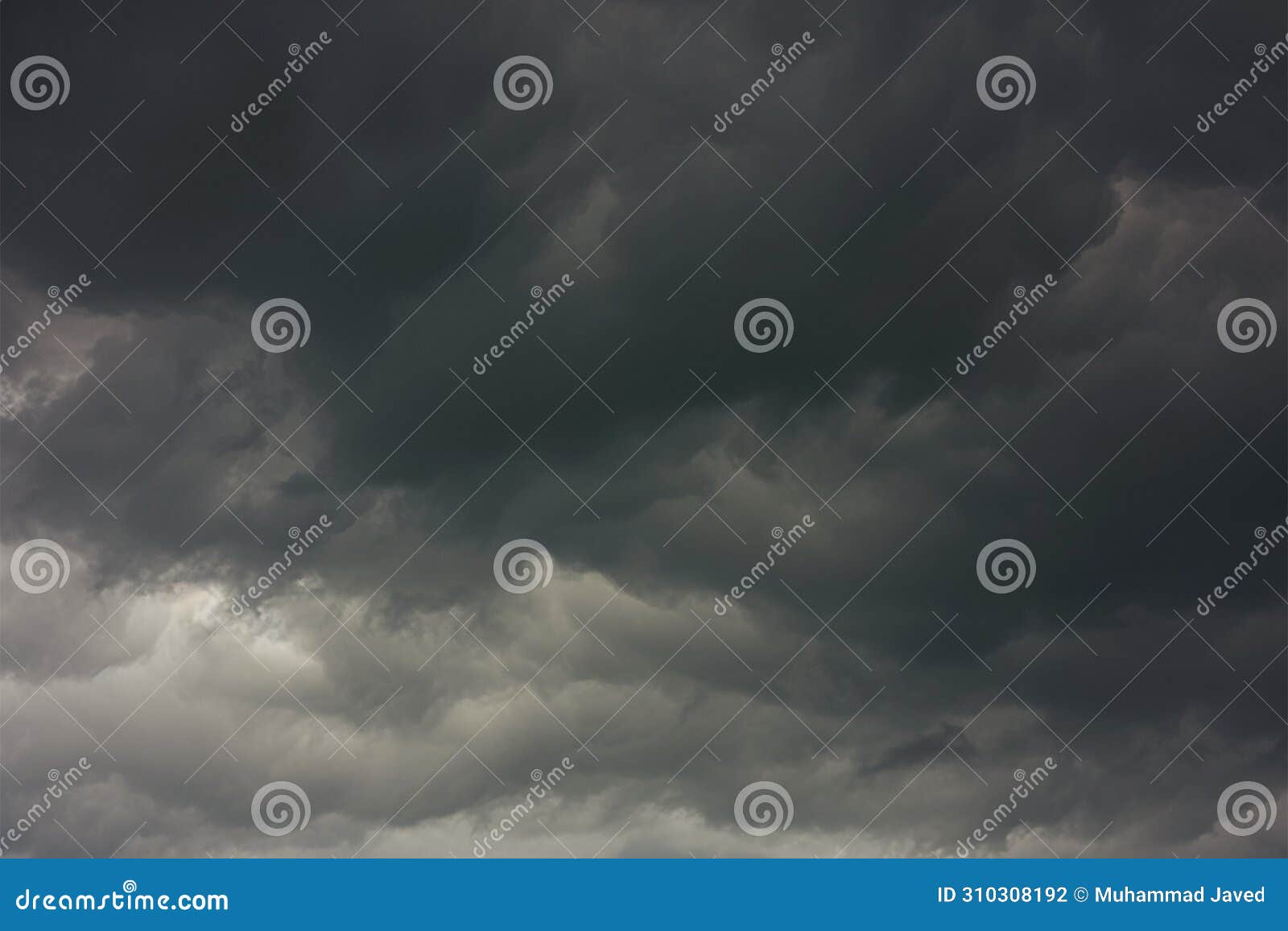 Solid Grey Clouds, Overcast Sky Forms a Dramatic and Brooding ...