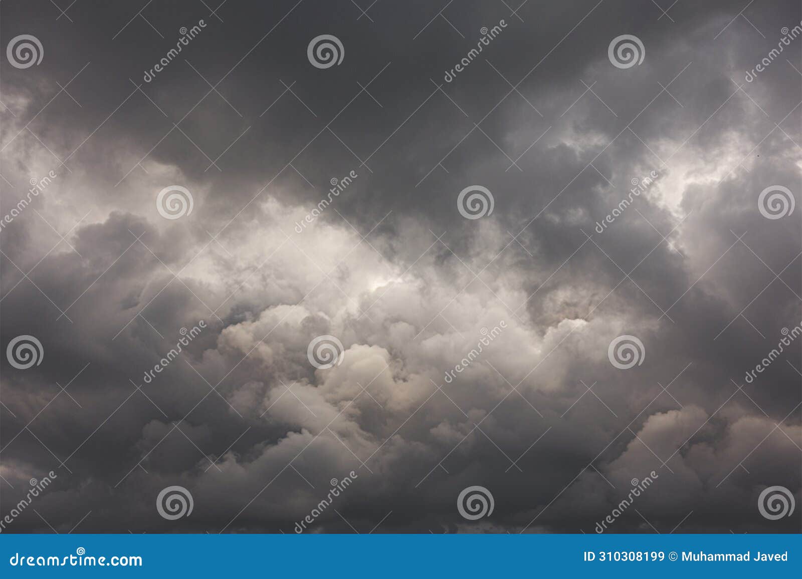 Solid Grey Clouds, Overcast Sky Forms a Dramatic and Brooding Background Stock Illustration ...