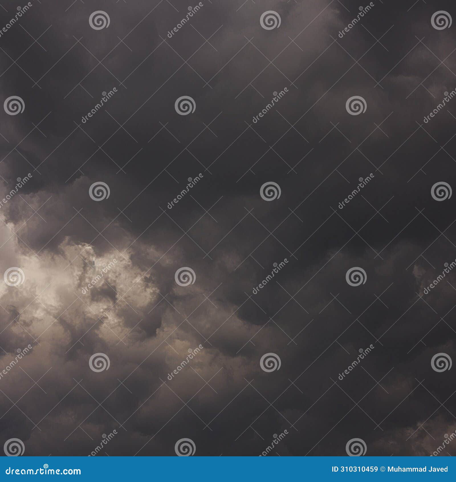 Solid Grey Clouds, Overcast Sky Forms a Dramatic and Brooding ...