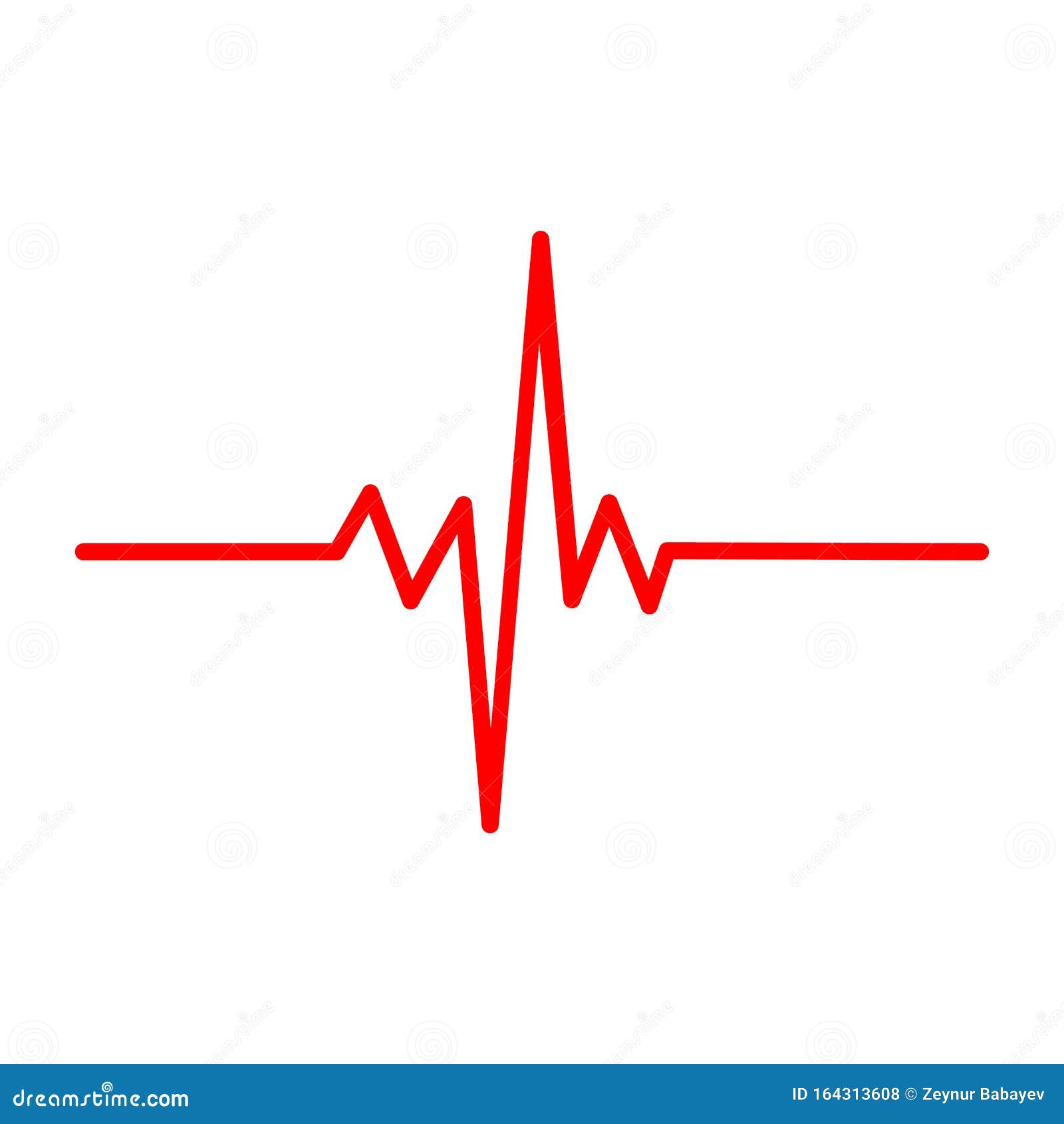 Solid Heart Rhythm Ekg Icon. Cardio Heartbeat Symbol. Vector ...