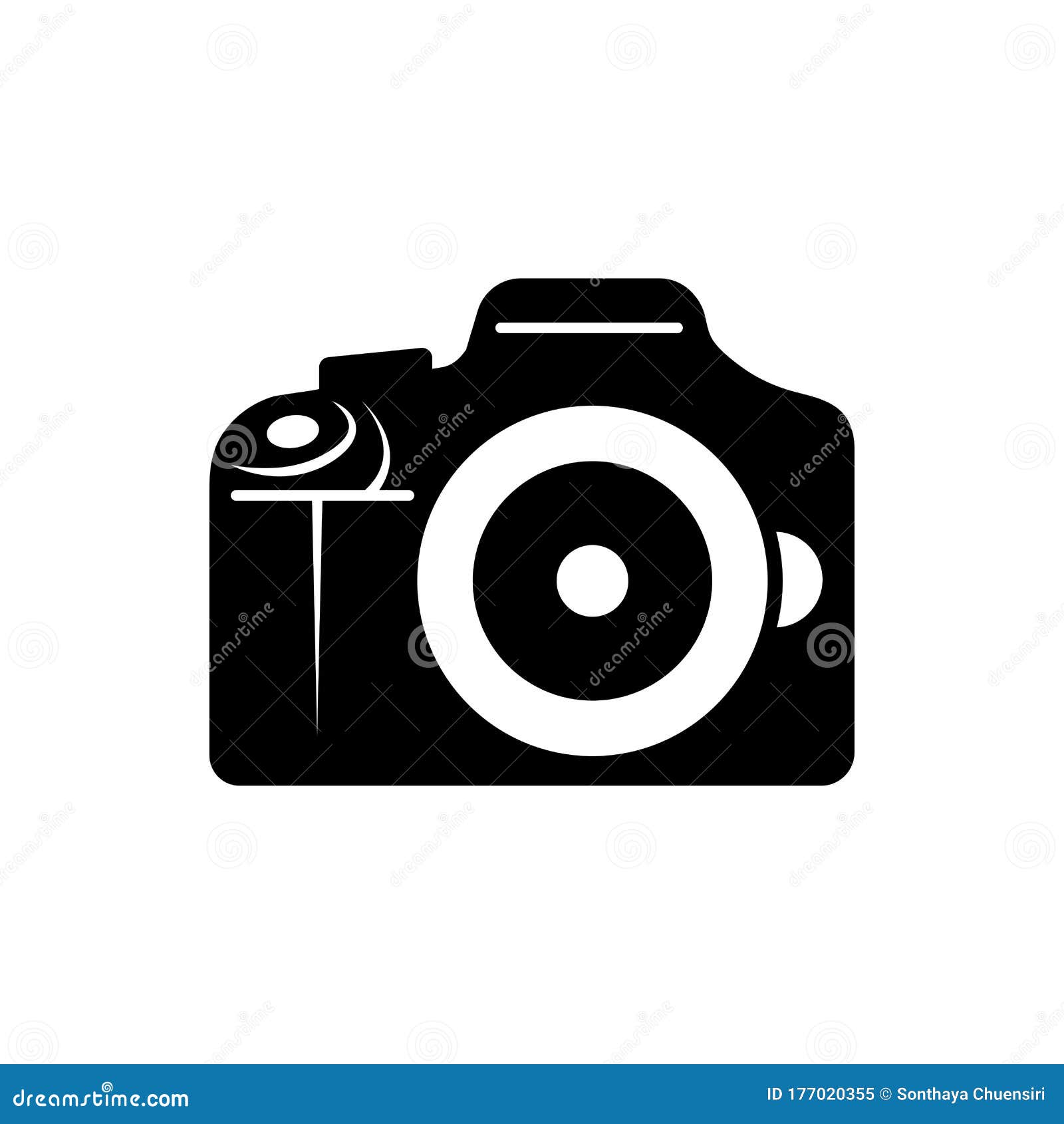 Solid Icons for Camera,vector Illustrations Stock Vector - Illustration ...