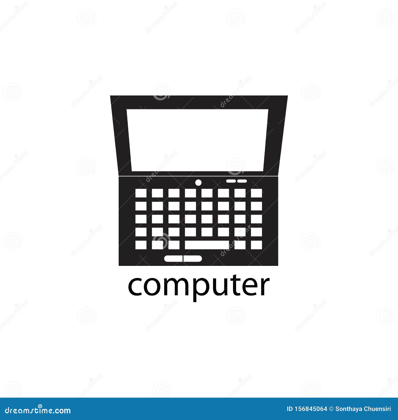 Solid Icons for Computer,vector Illustration Stock Vector ...