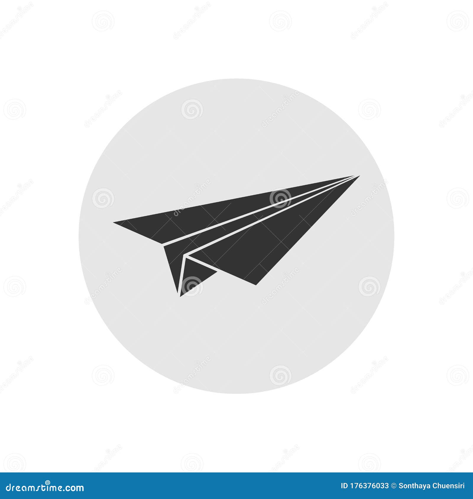 Solid Icons for Paper Plane,vector Illustrations Stock Vector ...