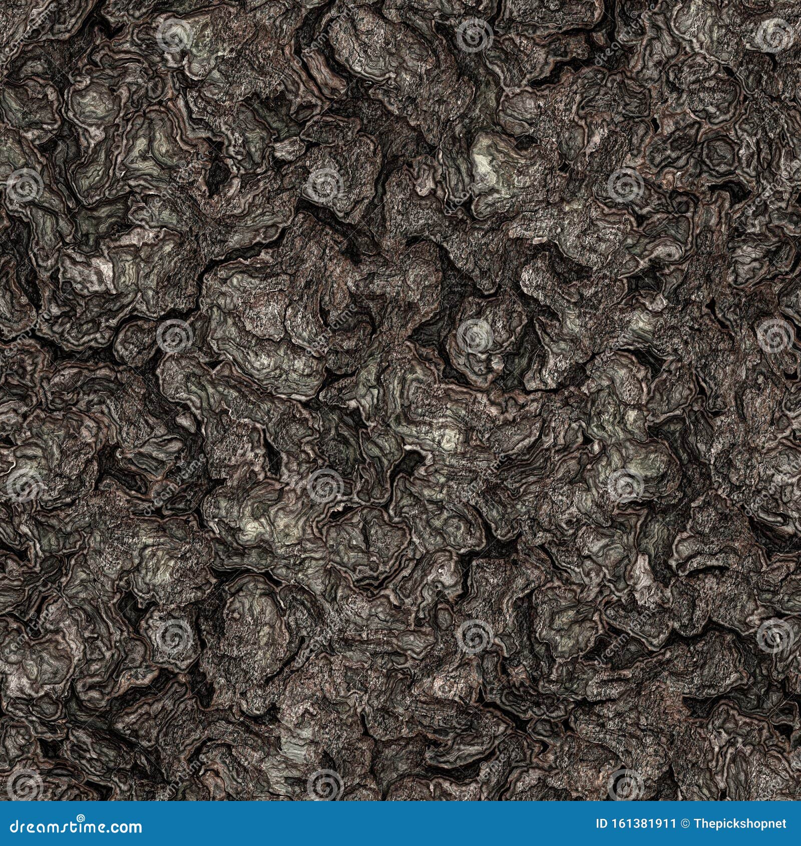 Ground of Solid Lava Seamless Texture Stock Illustration - Illustration ...