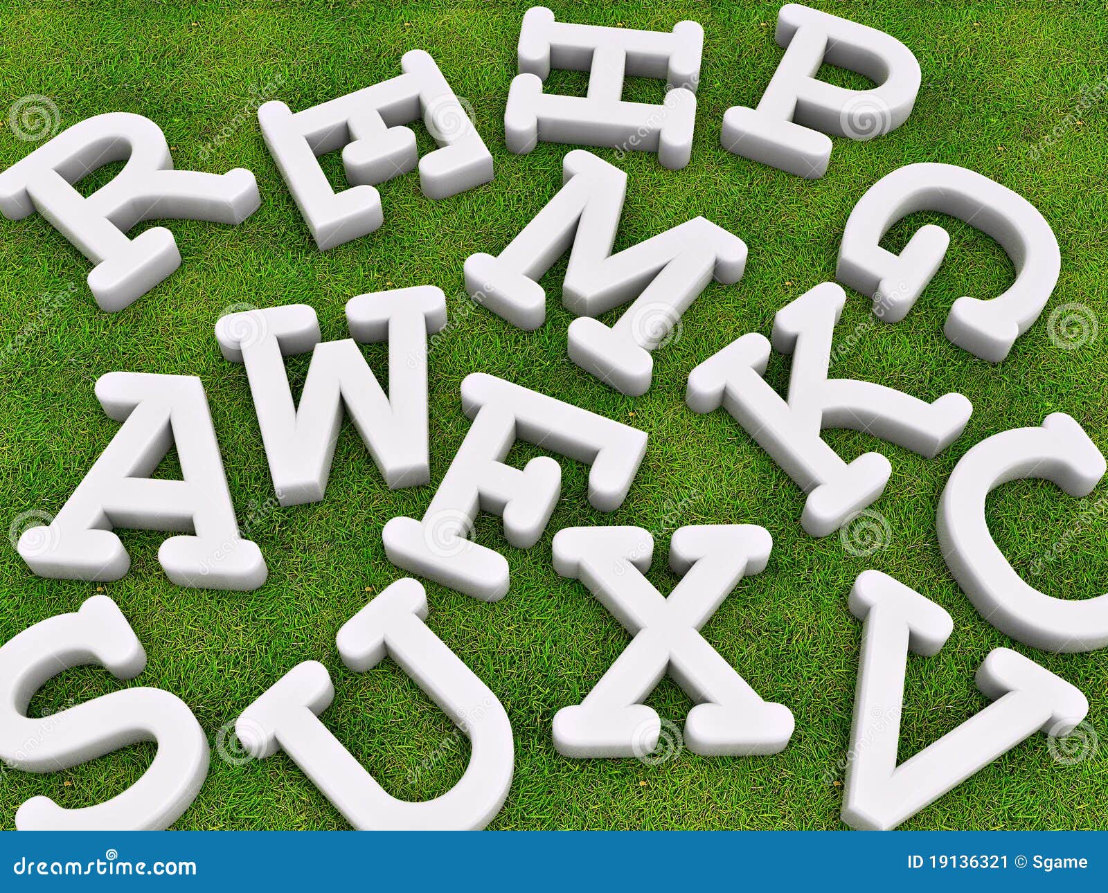 Solid Letters Royalty-Free Stock Photography | CartoonDealer.com #19136267