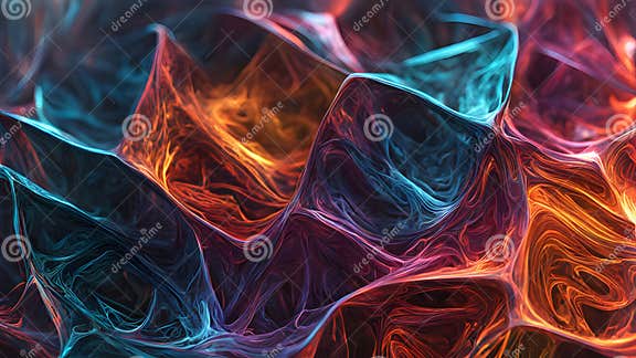 The Solid Materials are Vibrant and Colorful, Sparkling and ...