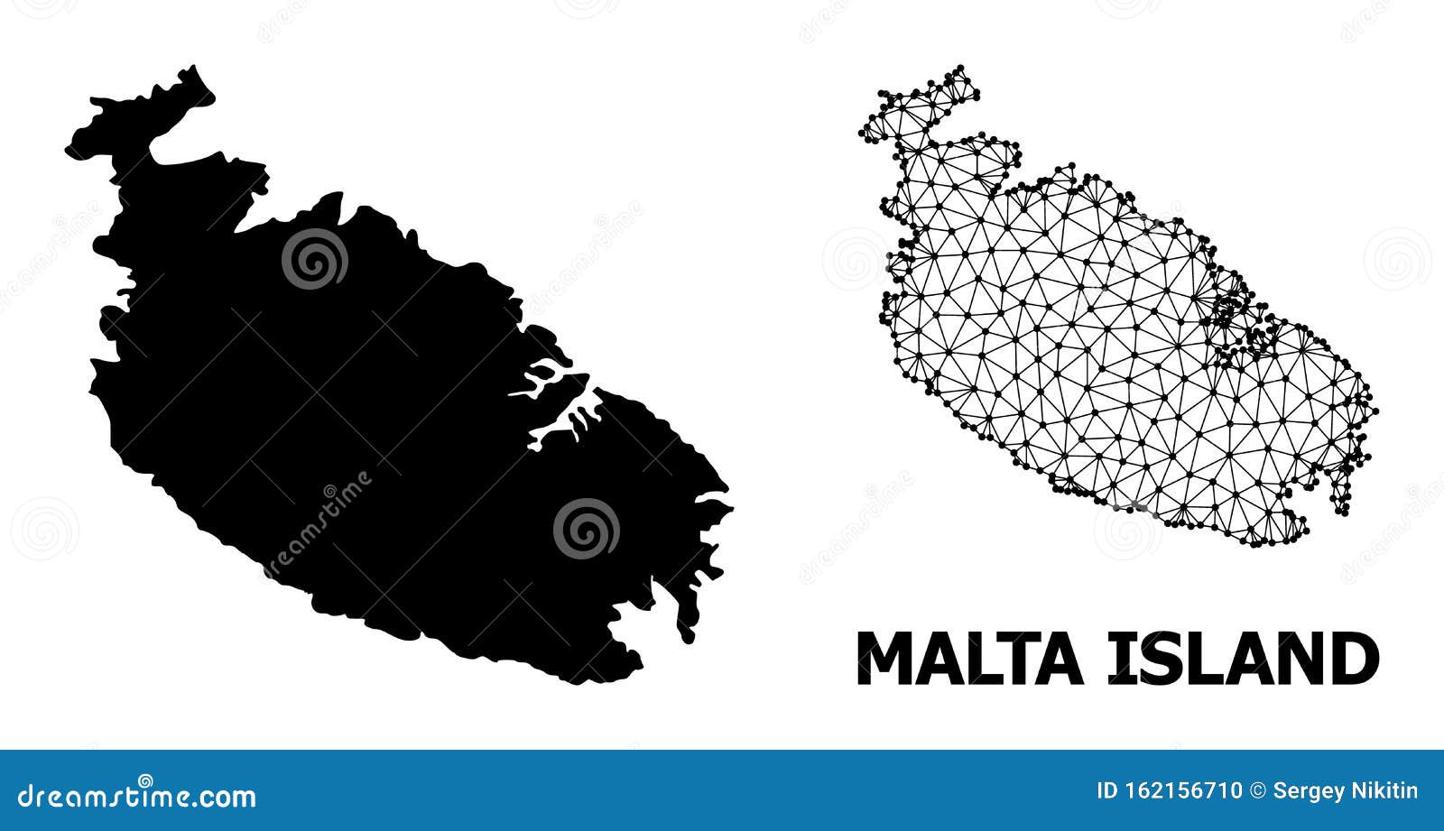 Malta Map - Cdr Format Cartoon Vector | CartoonDealer.com #94845183