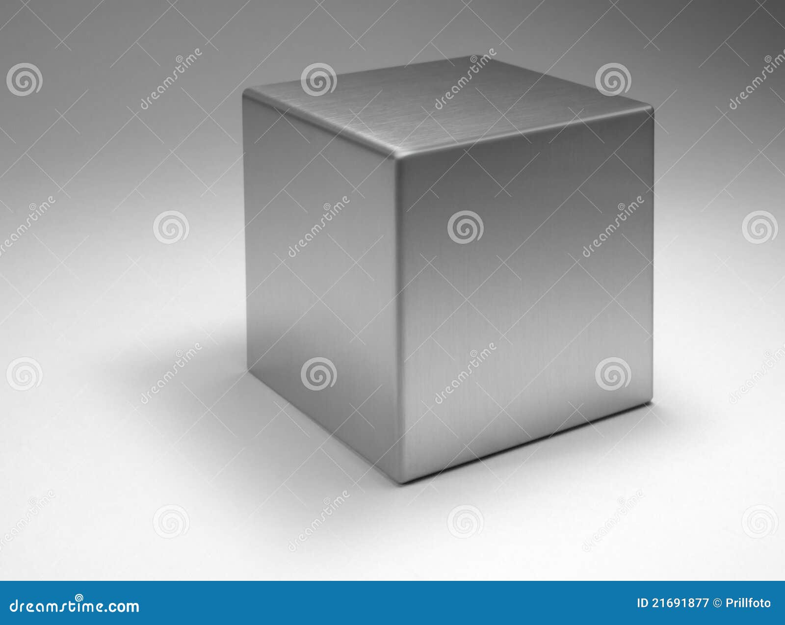 Solid metallic cube stock image. Image of dimensional - 21691877