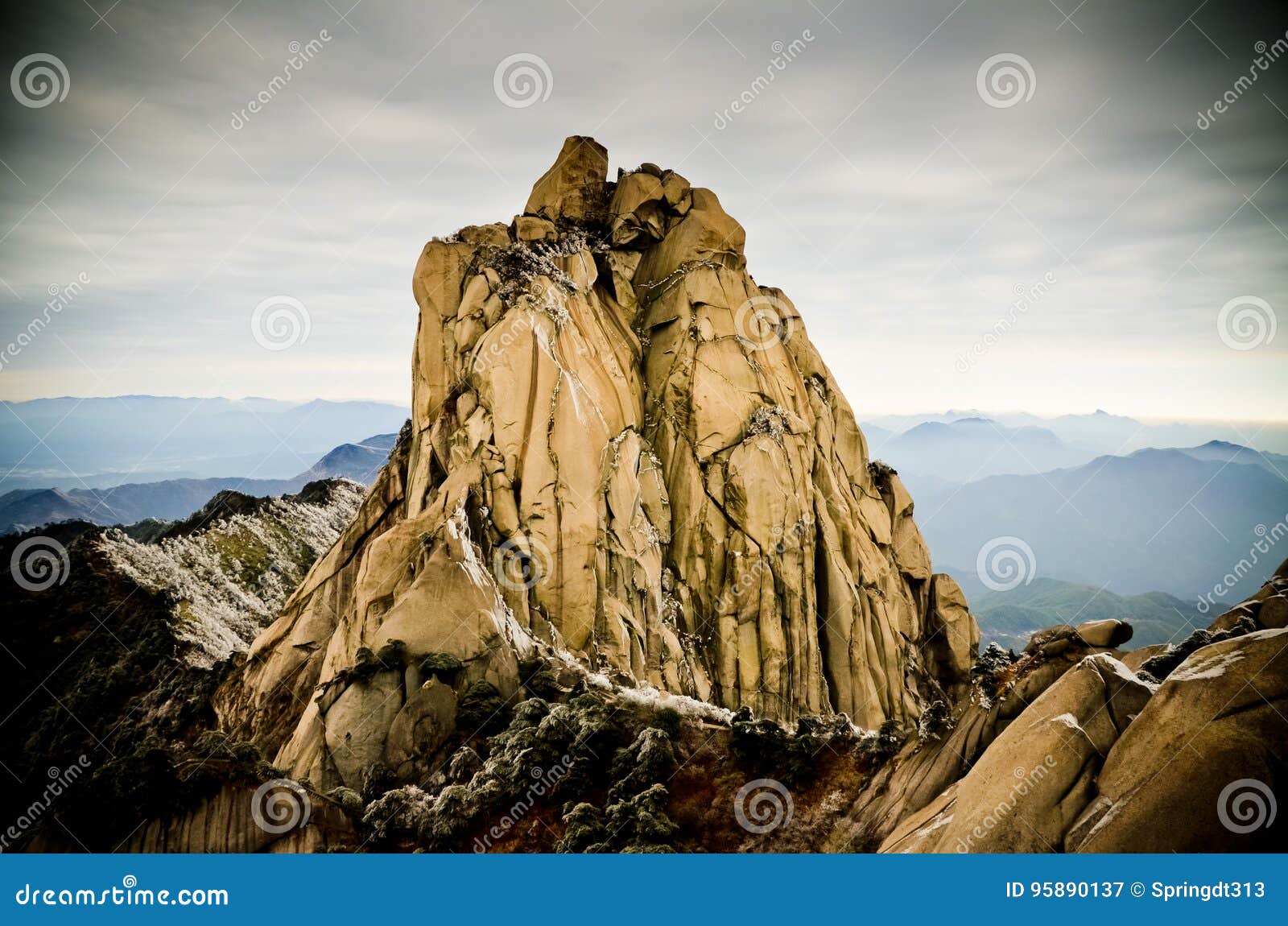 Solid mountain rocks stock image. Image of beatiful, pure - 95890137