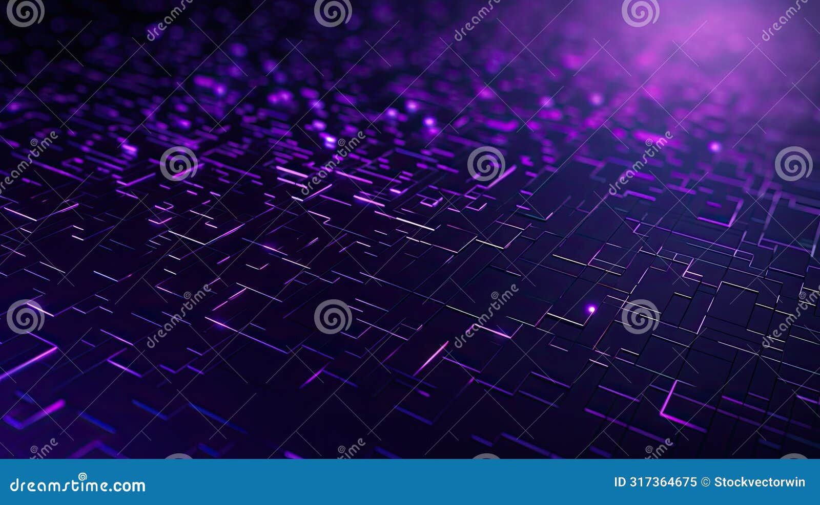 Solid Purple Tech Background Stock Illustration - Illustration of solid ...