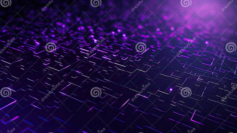 Solid Purple Tech Background Stock Illustration - Illustration of solid ...