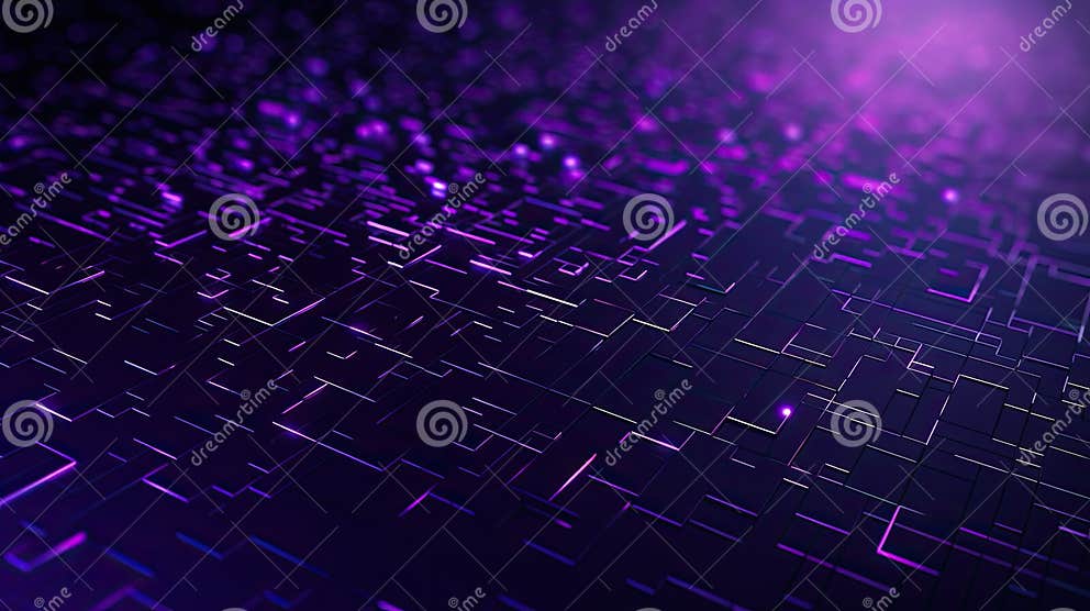 Solid Purple Tech Background Stock Illustration - Illustration of solid ...