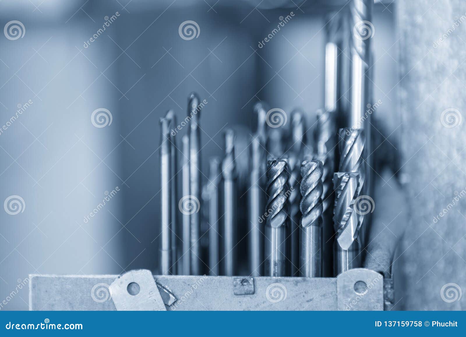 The Solid Radius End-mill Tool for CNC Machine. Stock Photo - Image of ...