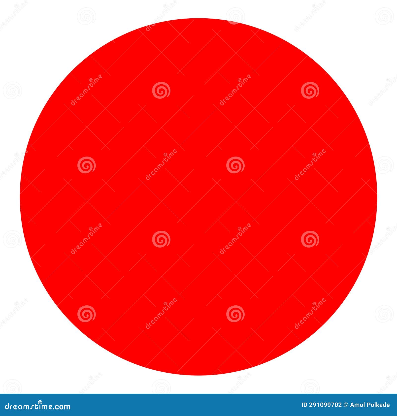A Solid Red Dot on White Color Stock Illustration - Illustration of ...