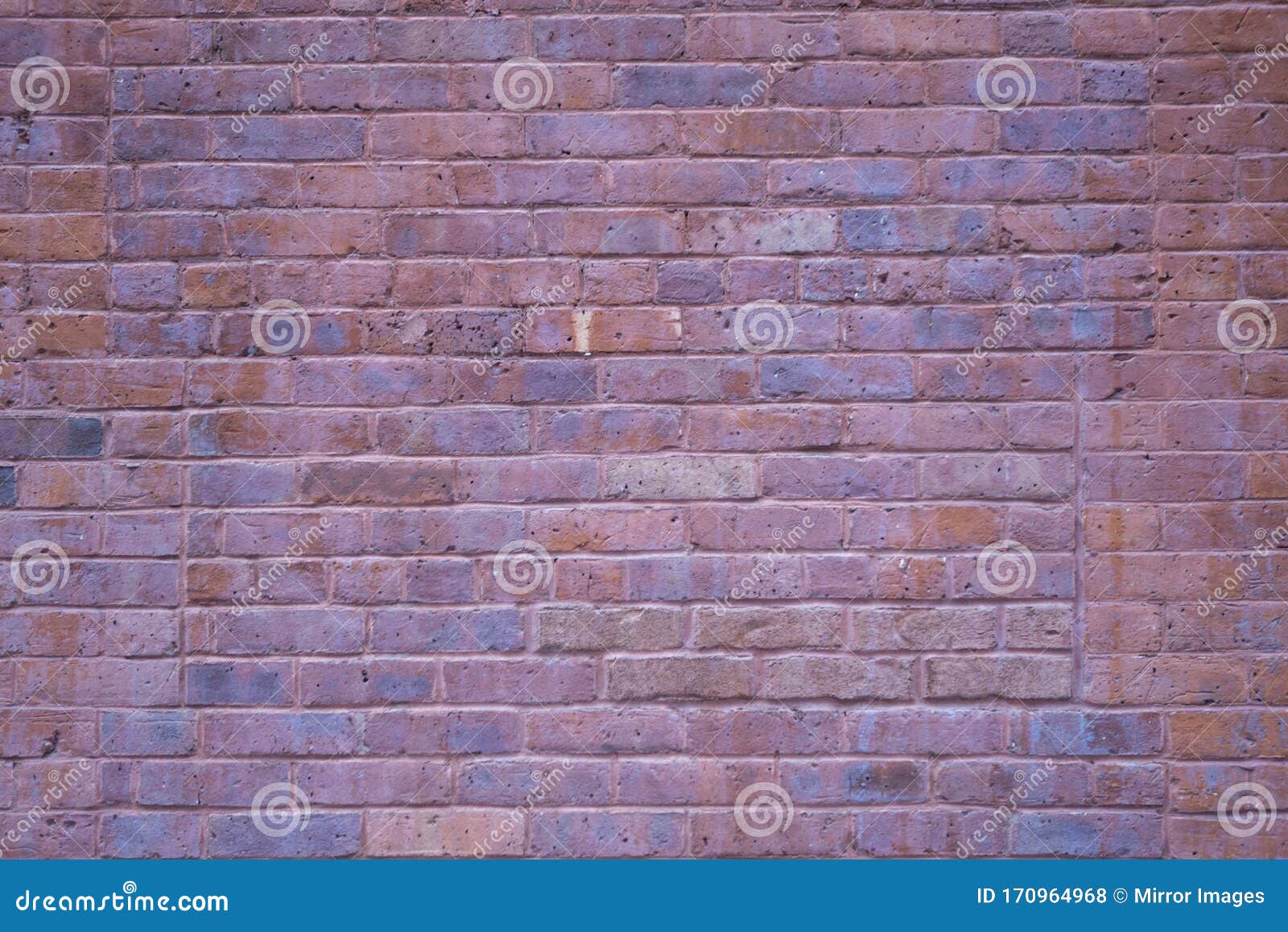 Solid Red Orange Masonry Brick Wall Stock Photo - Image of strong ...