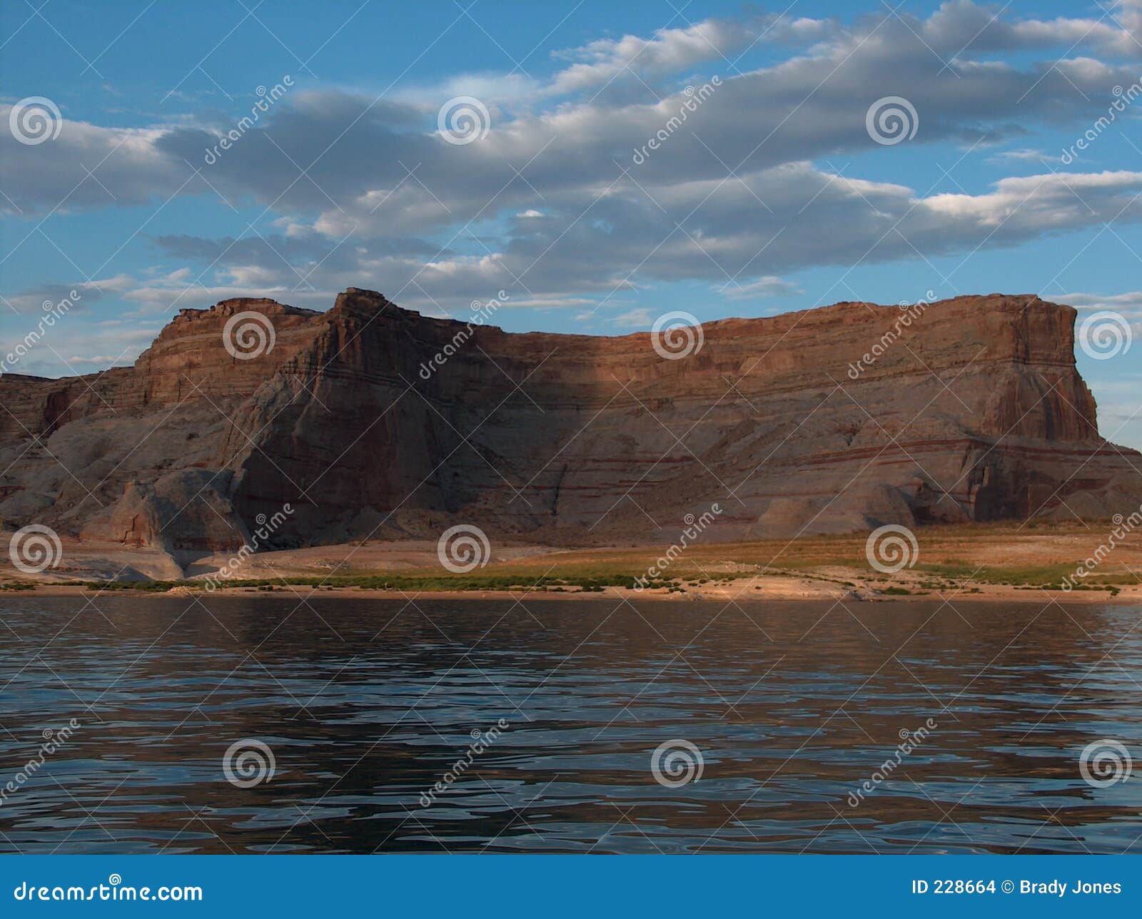 Solid Rock stock photo. Image of rock, coast, beach, lake - 228664