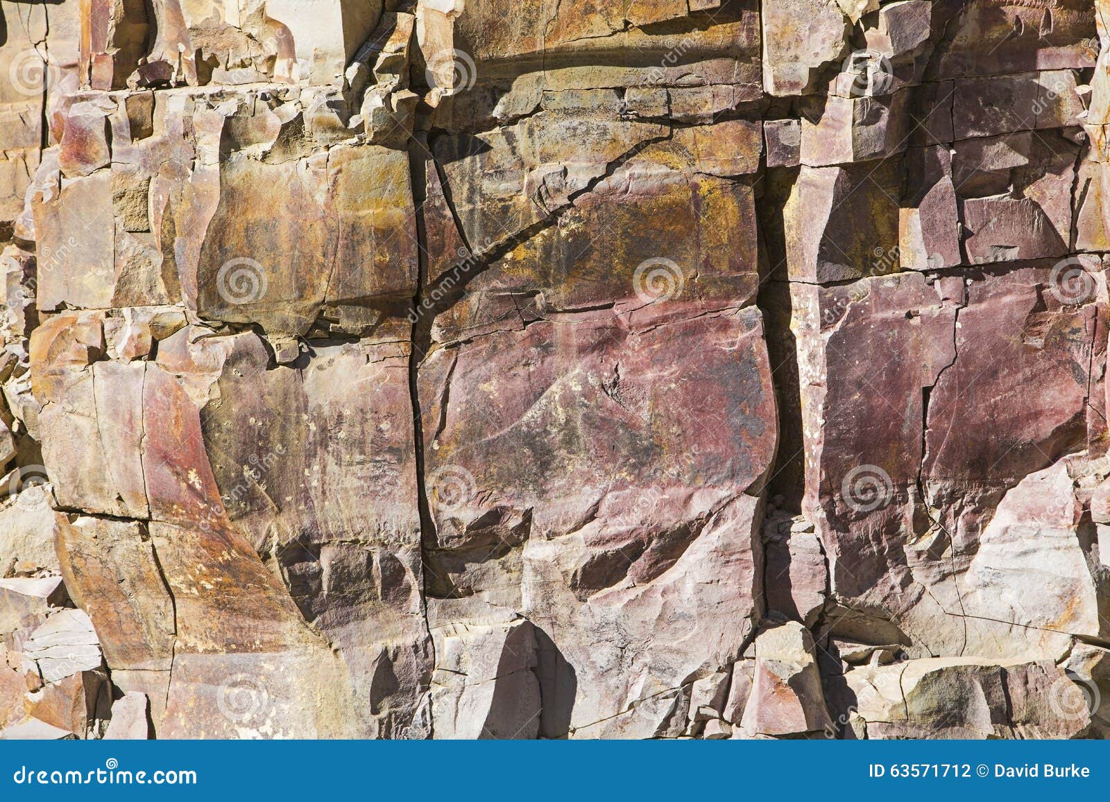 Solid Rock Cliff Geologic Environment Stock Photo - Image of background ...