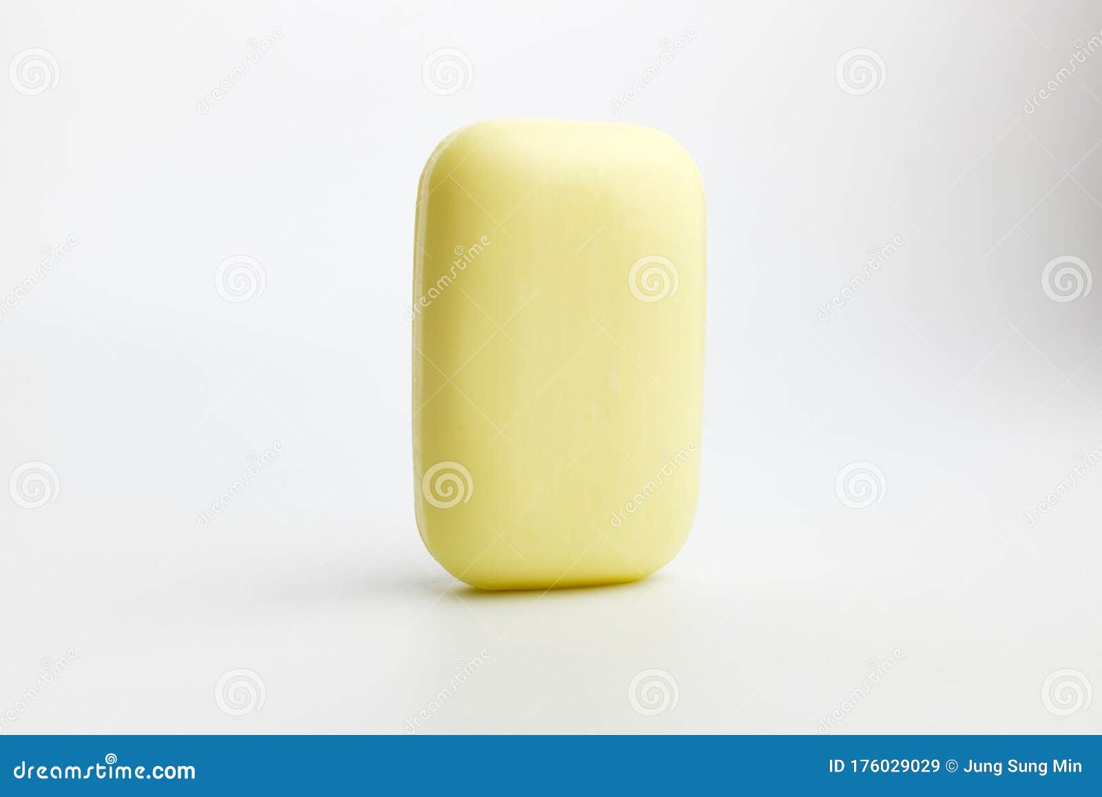 Solid Scented Soap. Yellow Soap Stock Image - Image of soft, hand ...