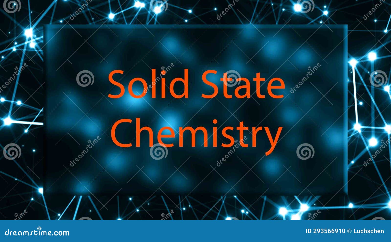 Solid State Chemistry the Study of the Properties and Applications of Solids Stock Illustration ...