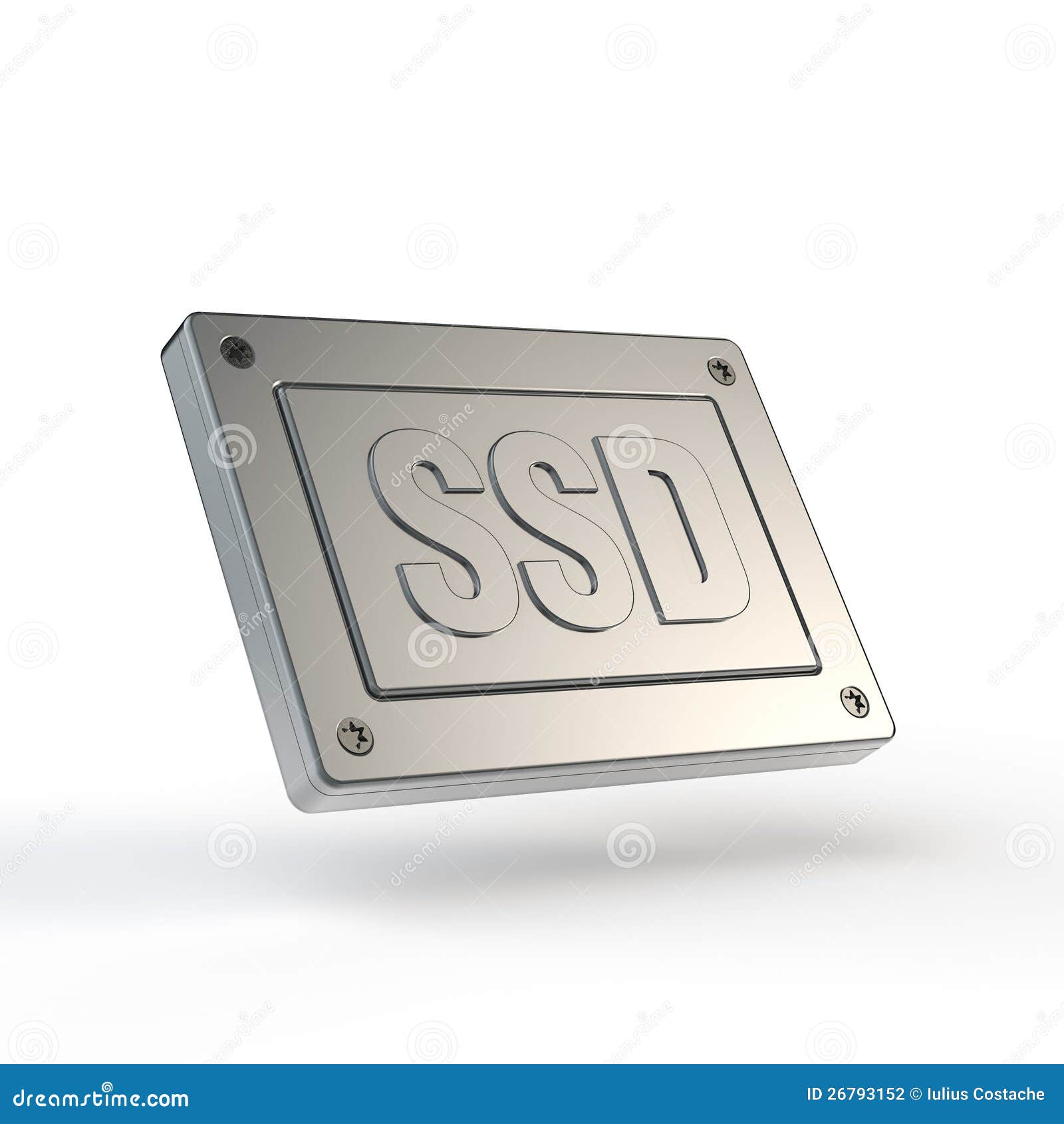 Solid State Drive SSD Circuit Board Stock Photography | CartoonDealer ...