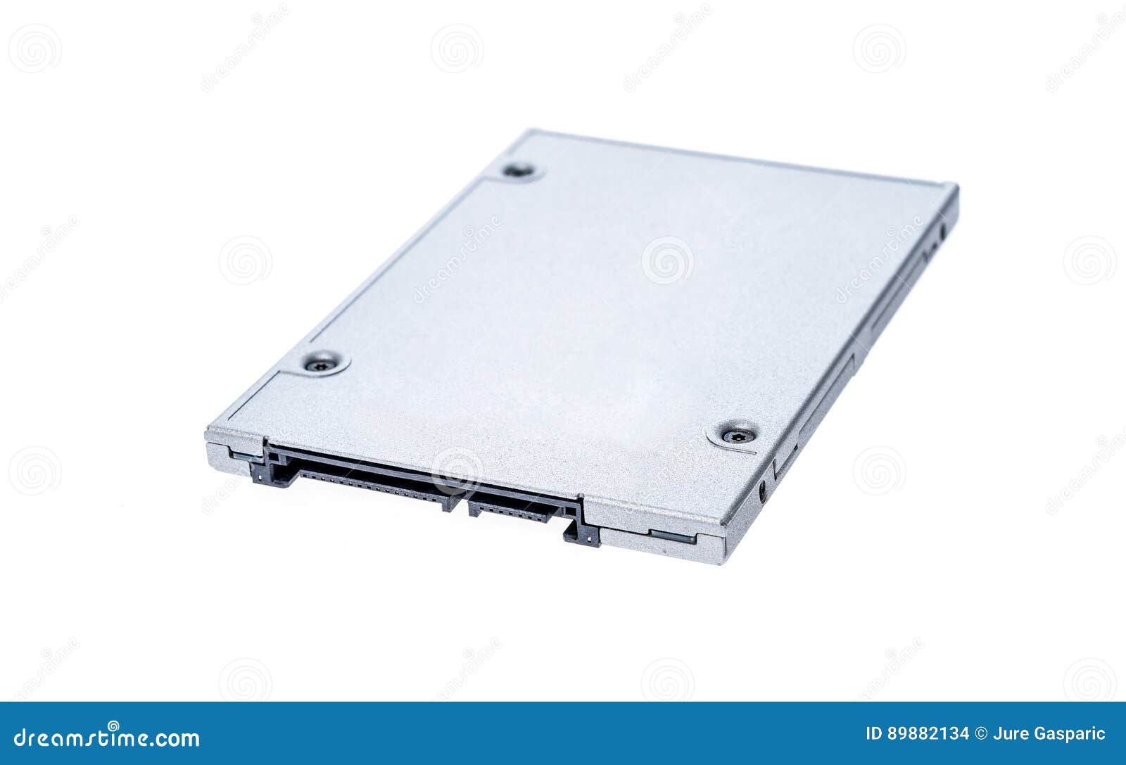 Solid State Drive SSD Isolated on White Background. Stock Photo - Image ...