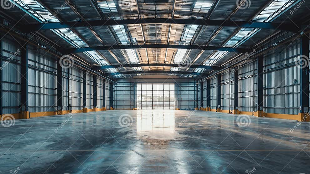 A Solid Steel Structure Assembled with Riveted Beams. Stock Image ...
