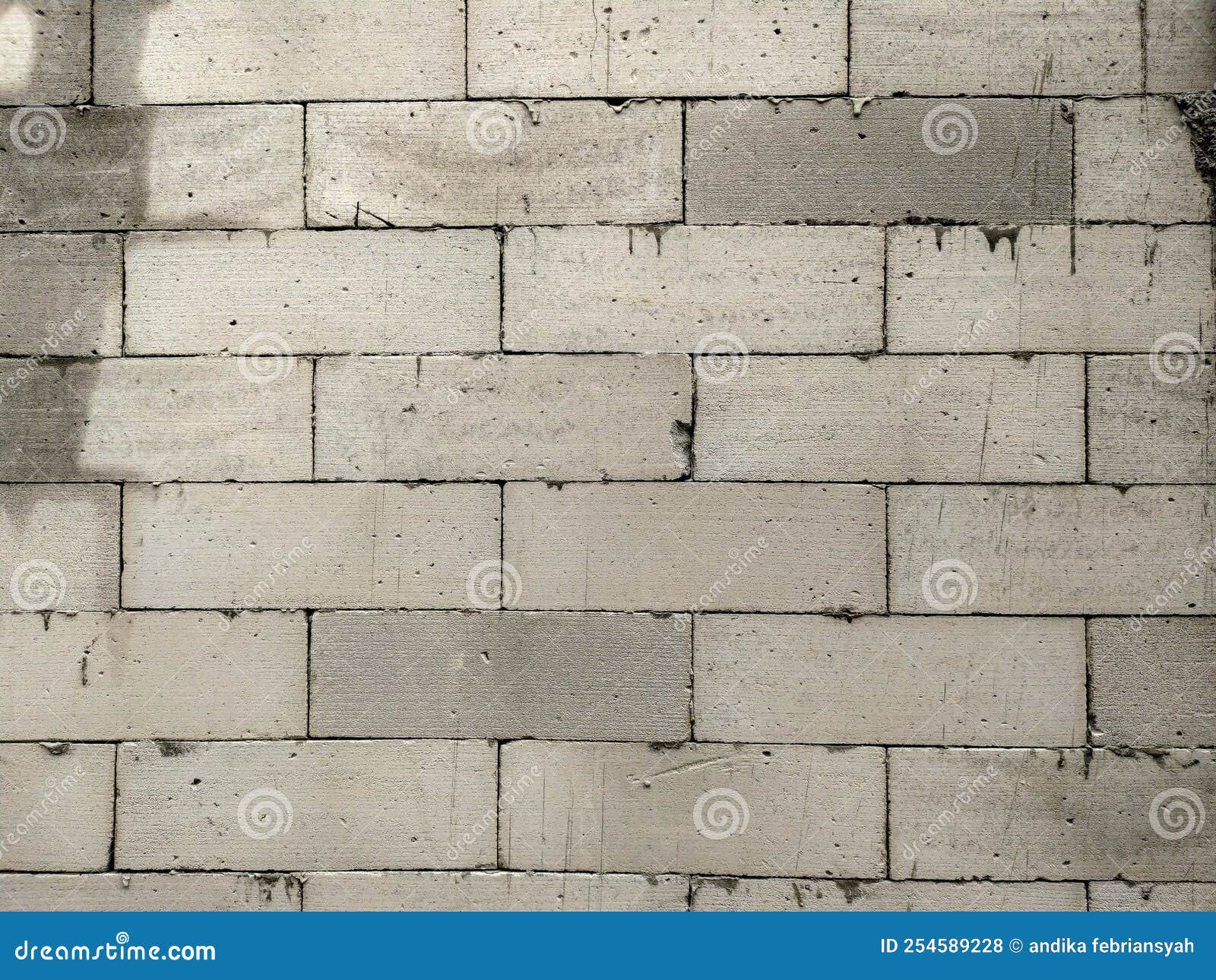 A Solid Stone Brick Construction Stock Photo - Image of asphalt, soil ...