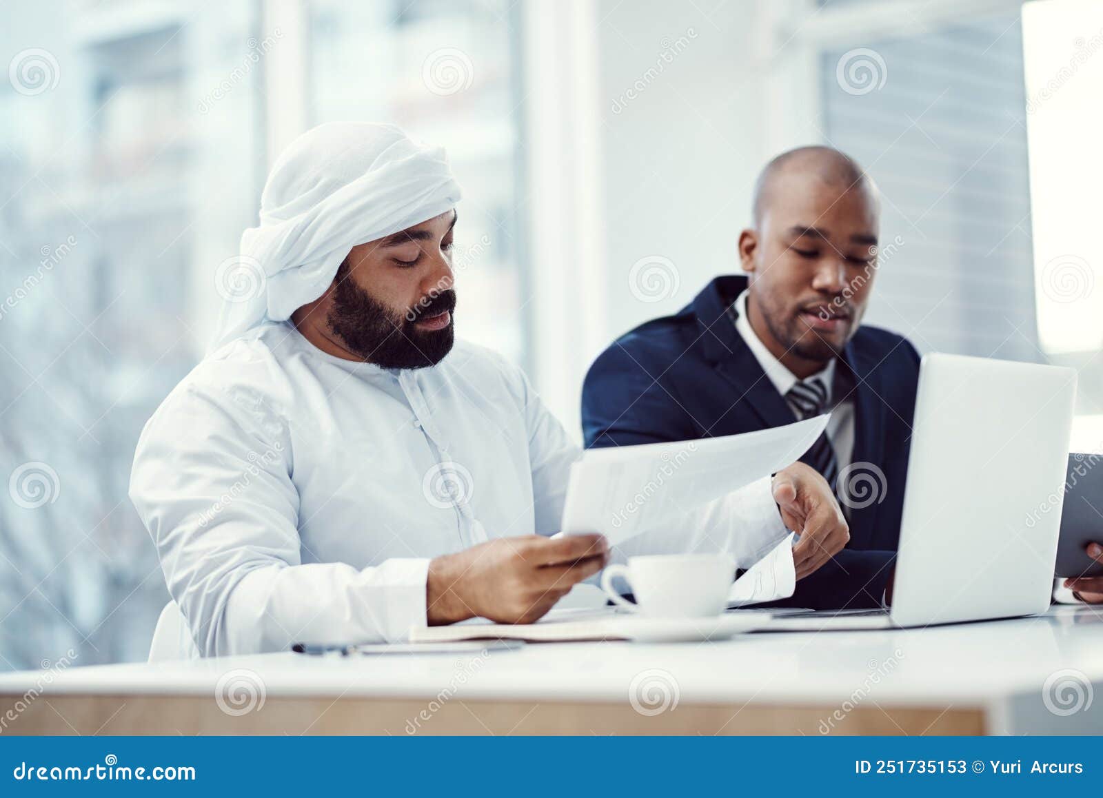 With Solid Teamwork, Success is Theirs for the Taking. Two Businessmen ...