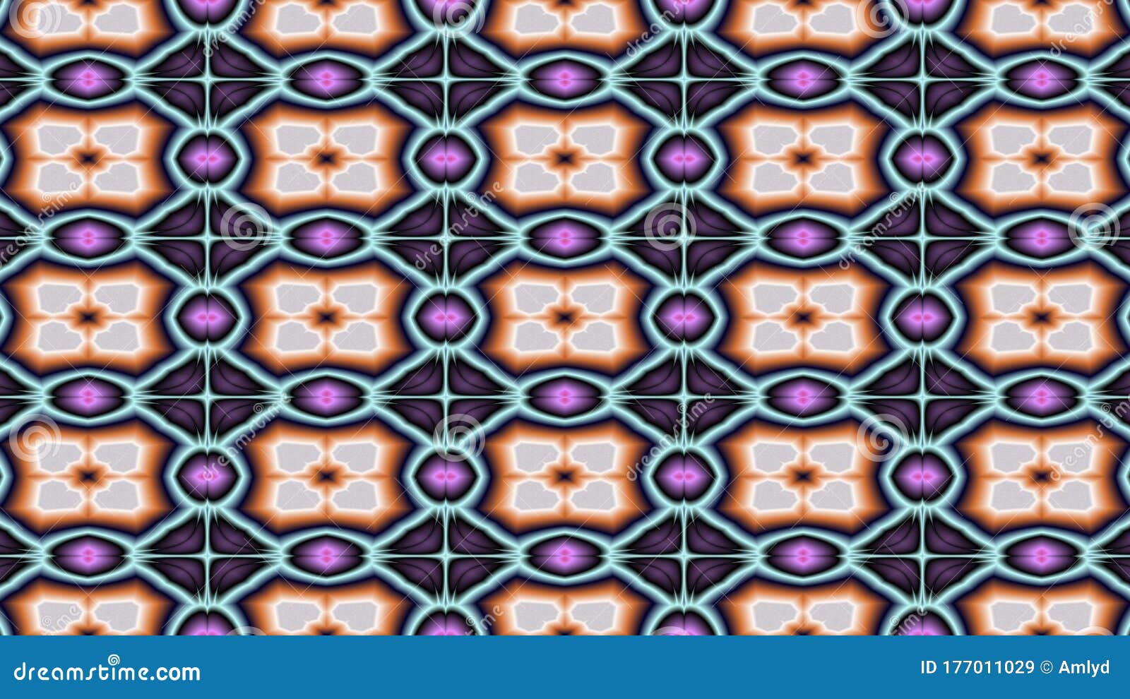 Solid Tile Pattern Fractal Style Stock Illustration - Illustration of ...