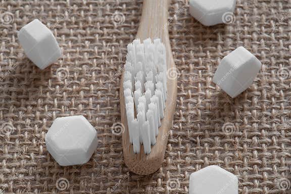 Solid toothpaste tablet stock image. Image of natural - 285557113