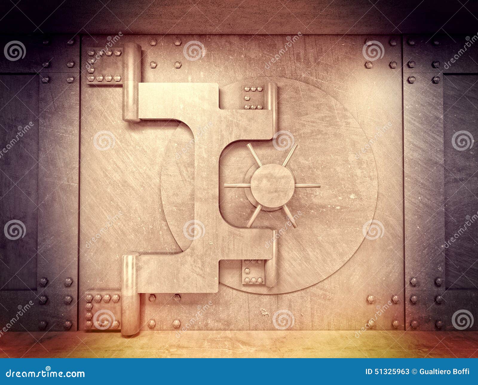 Solid vault stock illustration. Illustration of concept - 51325963