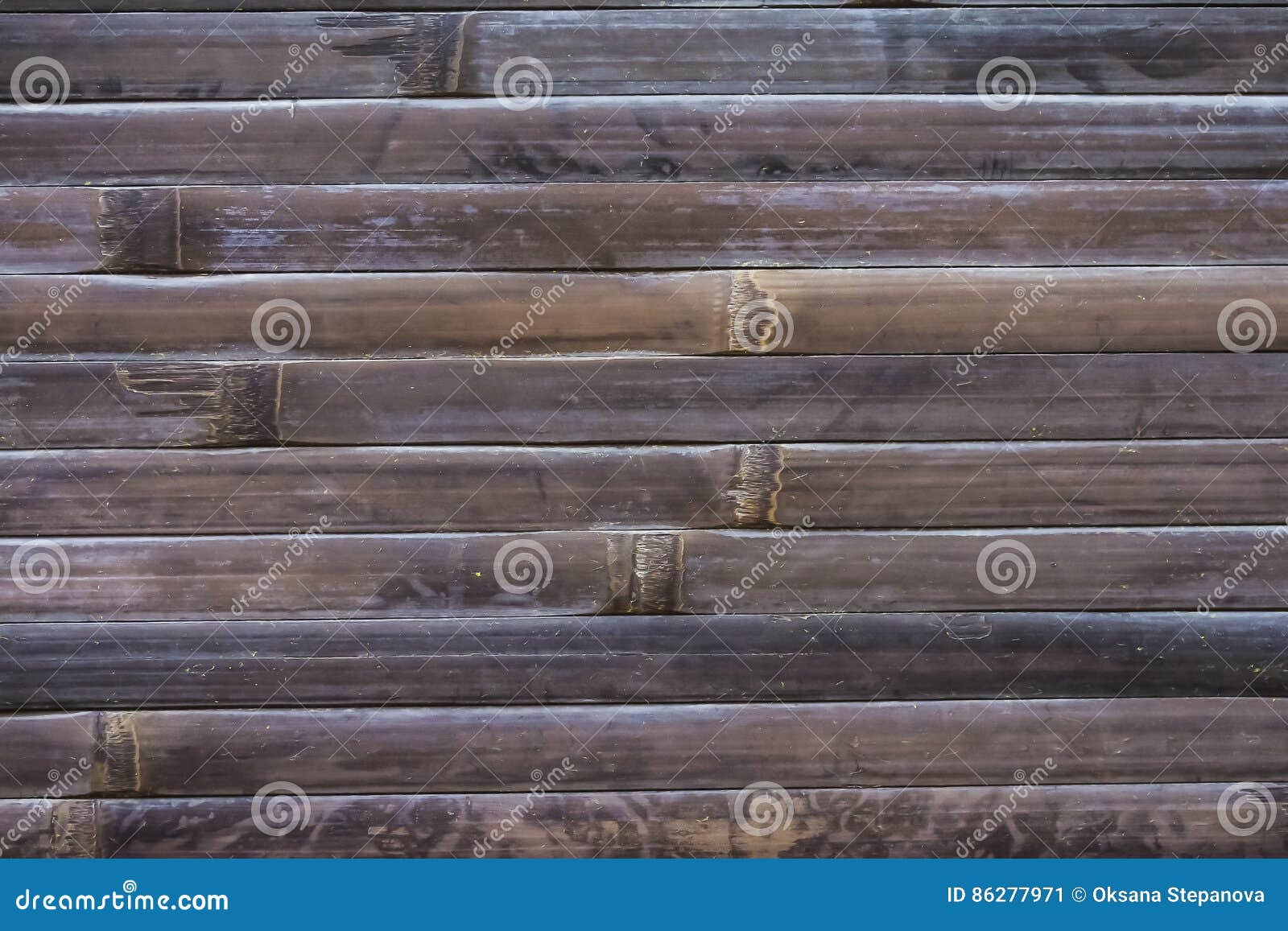 Solid Wall of Horizontal Wooden Planks Stock Image - Image of abstract ...